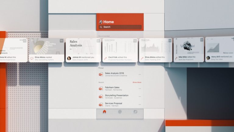 Up Close with the New Microsoft 365 Mobile UI | STASH MAGAZINE : Motion ...