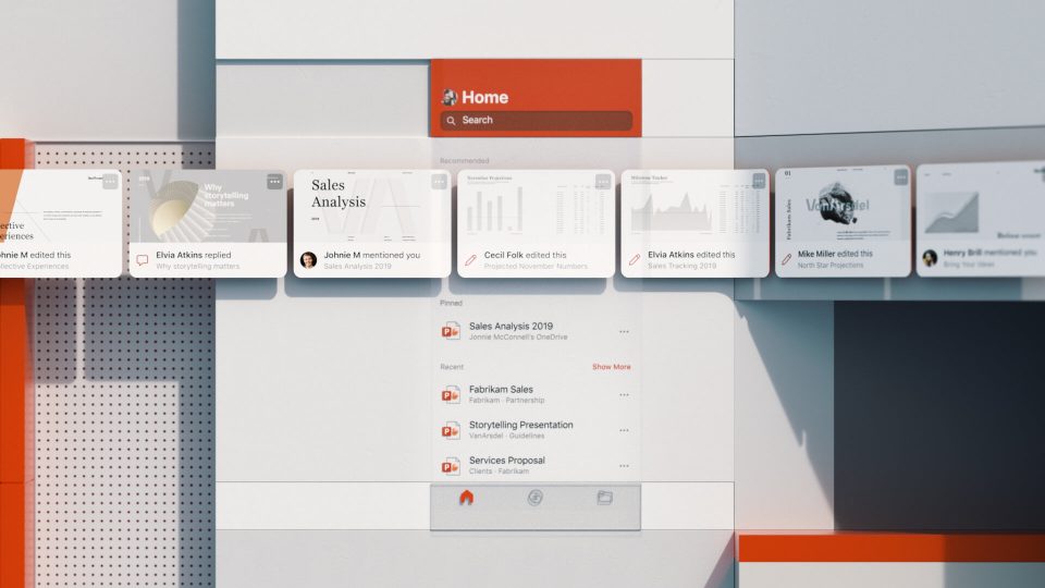Up Close with the New Microsoft 365 Mobile UI | STASH MAGAZINE : Motion ...