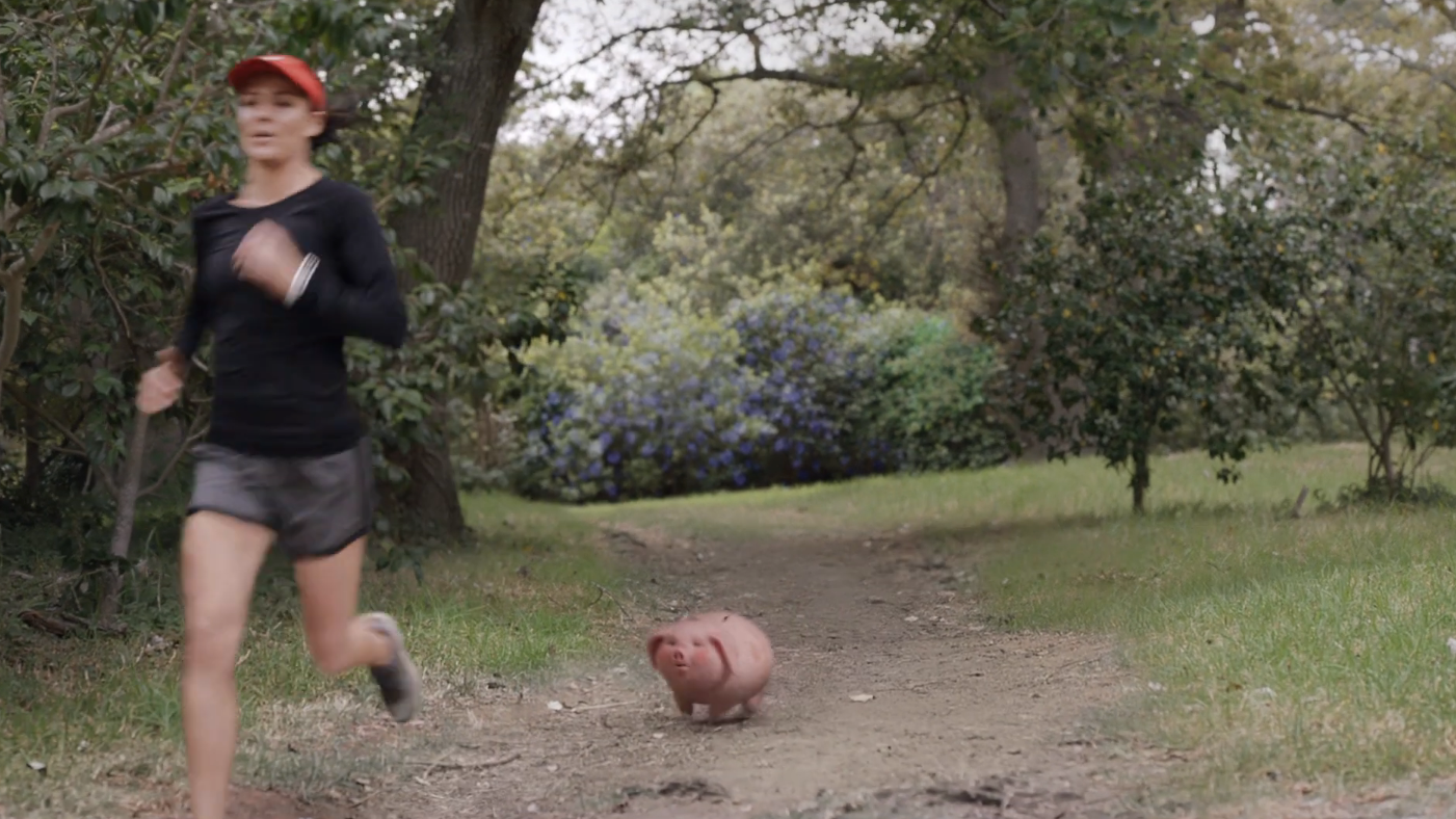 Santander's Piggy Returns in "The Marathon" | STASH MAGAZINE : Motion ...