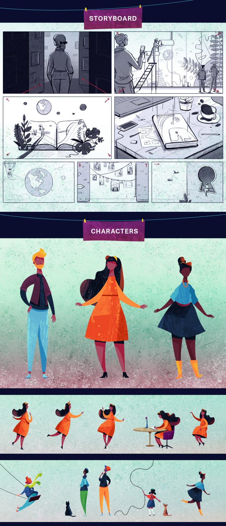 Directory of Illustration Promo by BluBlu Studios - Motion design ...