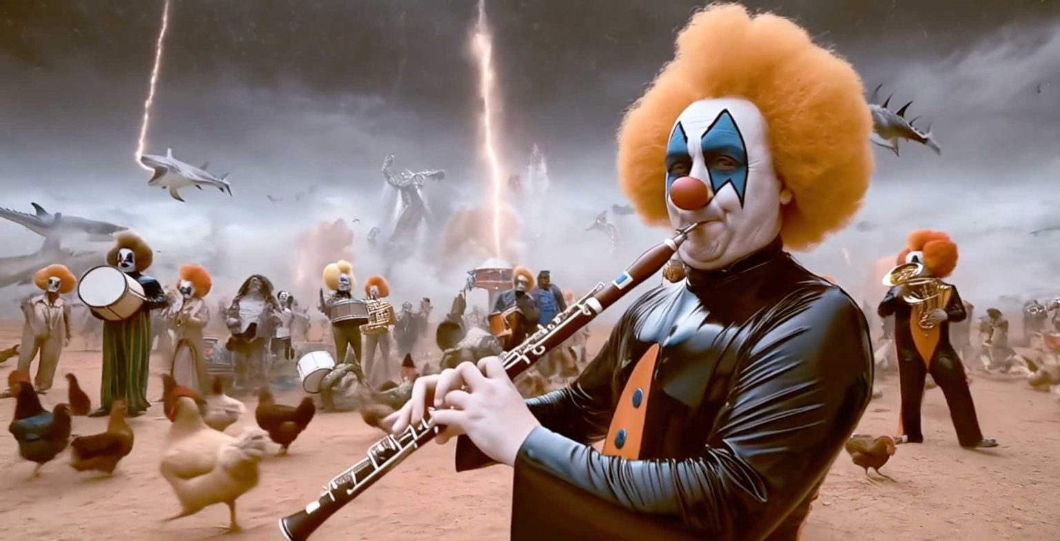 Alessandro Bavari Unleashes Clown Chaos in “Cold Burning Show” Short ...