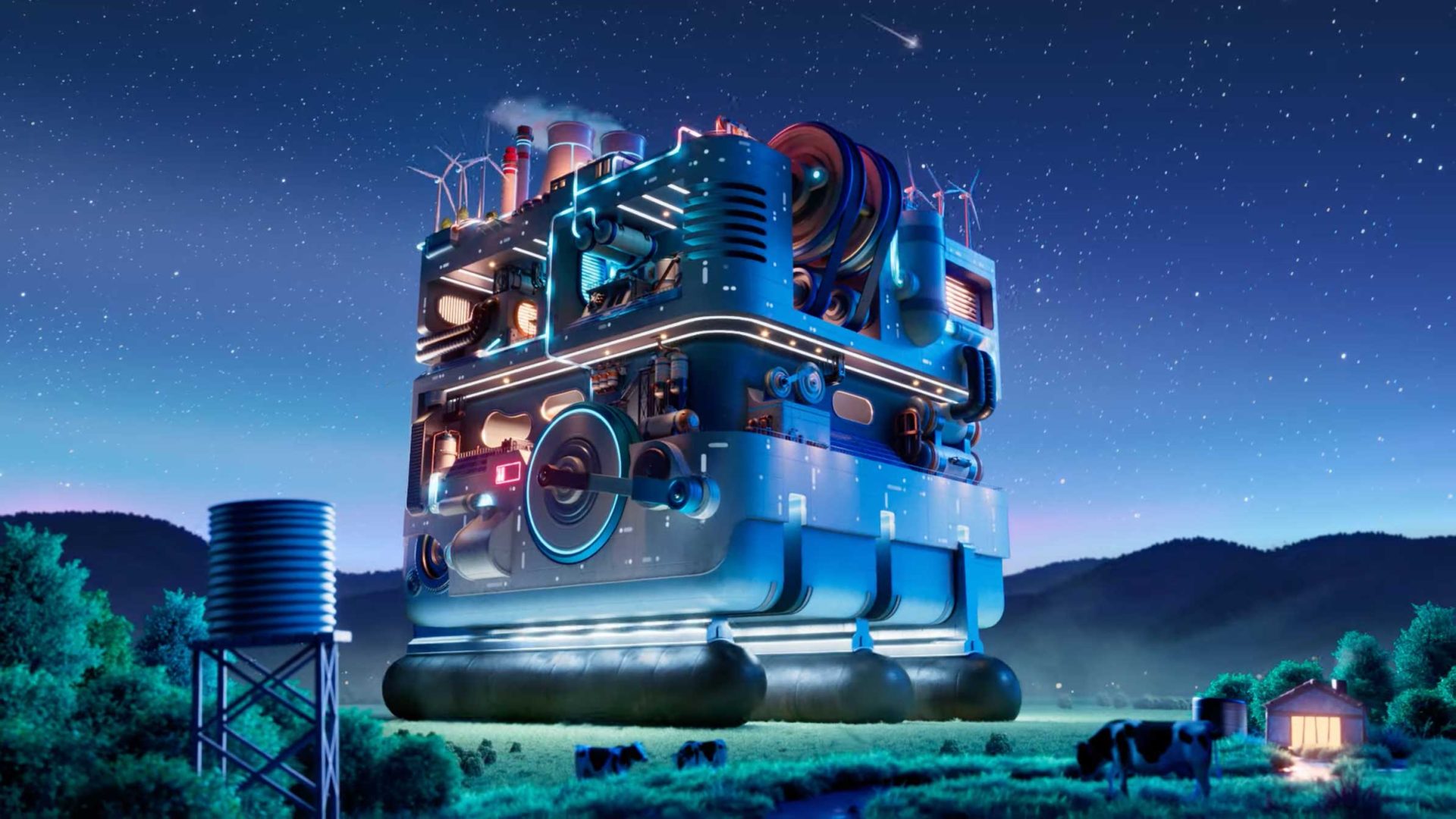 BUCK Exhibits "True Power" for Alinta Energy - Motion design - STASH : Motion design – STASH