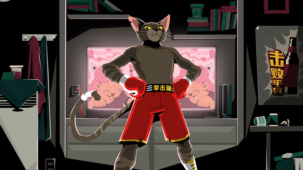 Boxing Cat "First Blood" by Le Cube | STASH MAGAZINE : Motion design ...