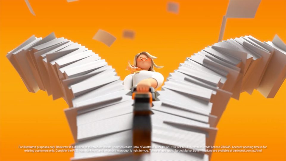 Buck Takes a "Chainsaw" to Bankwest - Motion design - STASH : Motion ...