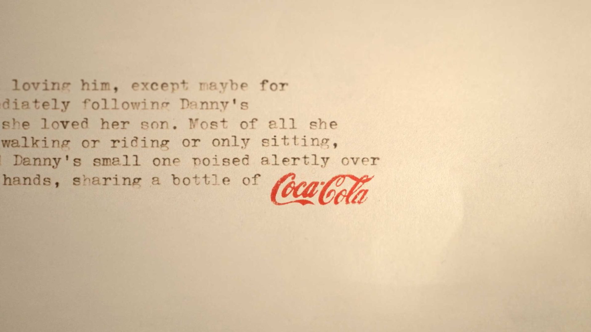 Coca-Cola Typecast as a Classic in "The Shining" - Motion design ...