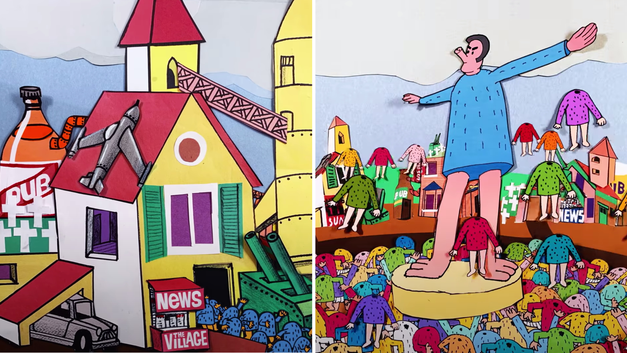 IDLES "Model Village" Music Video by Michel and Olivier Gondry | STASH ...