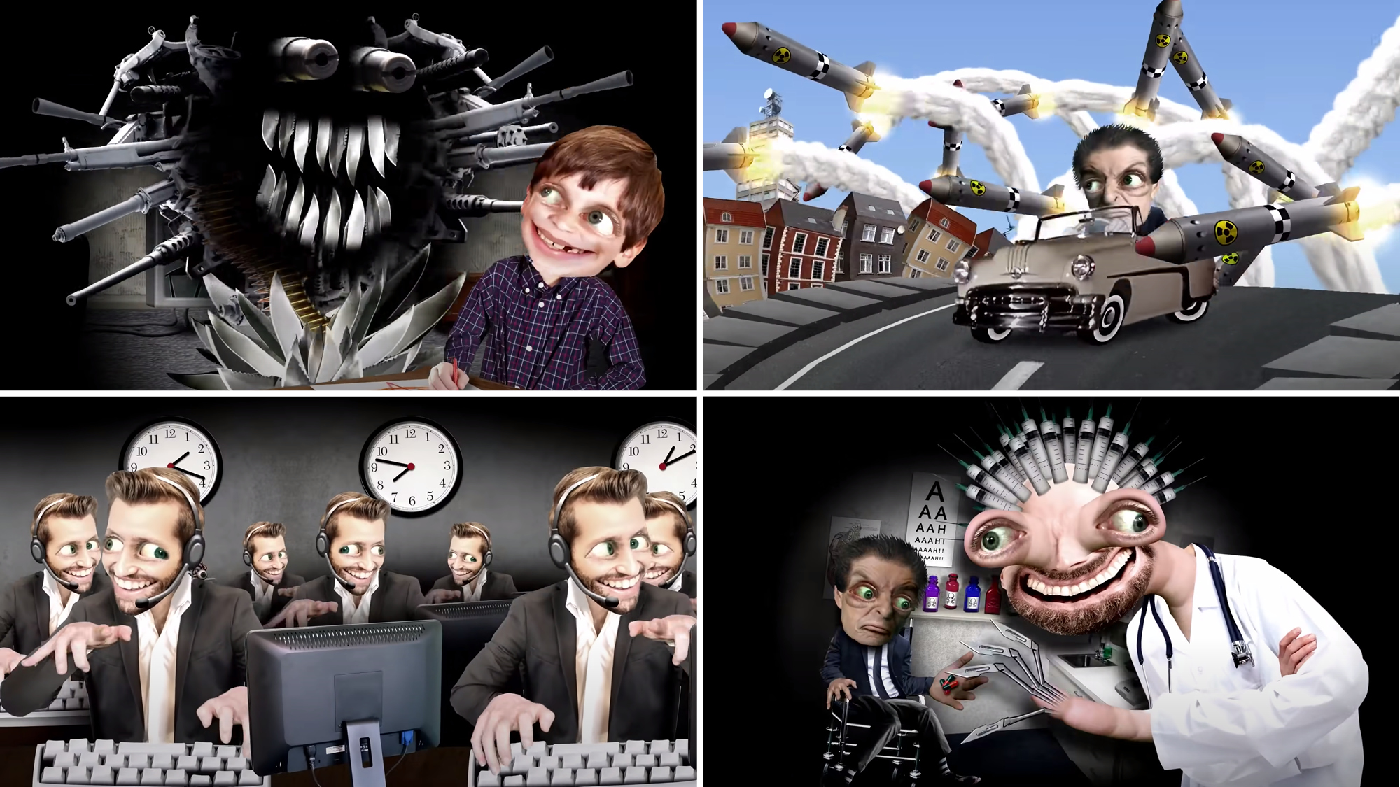 Sparks "The Existential Threat" Music Video by Cyriak | STASH MAGAZINE ...