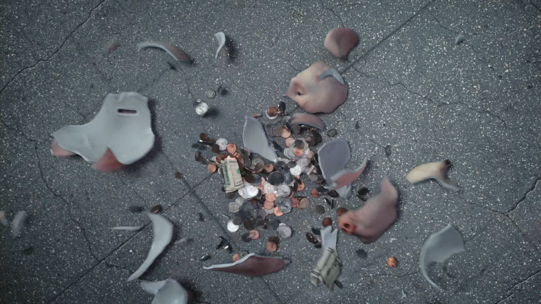 Framestore Intro's "Piggy" for Santander Bank : Motion design – STASH