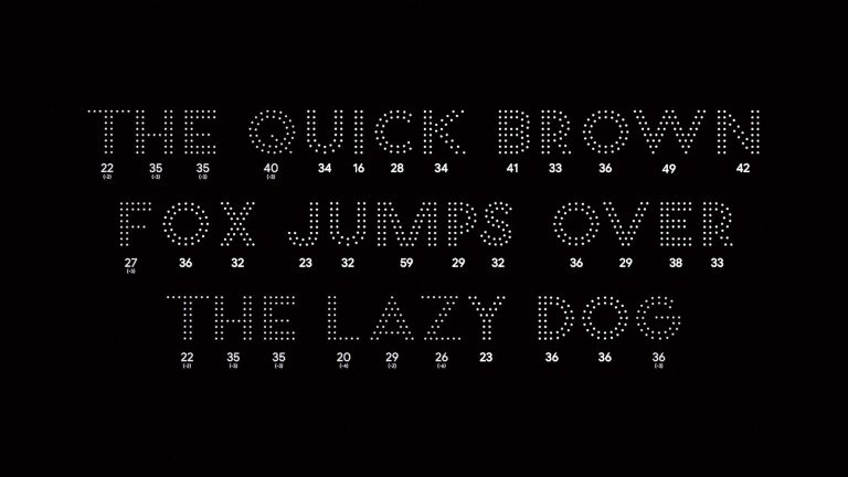 Typesetting in the Sky: Hobbes Launches "Aerial" Font for Drones ...