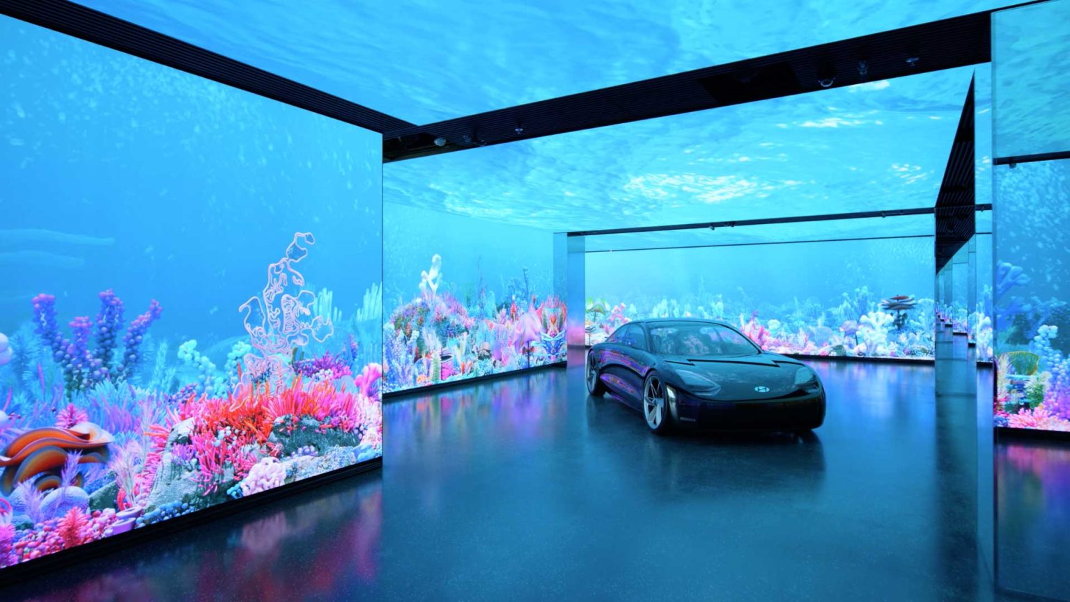 Hyundai "Ocean" Video Installation by Universal Everything - Motion ...