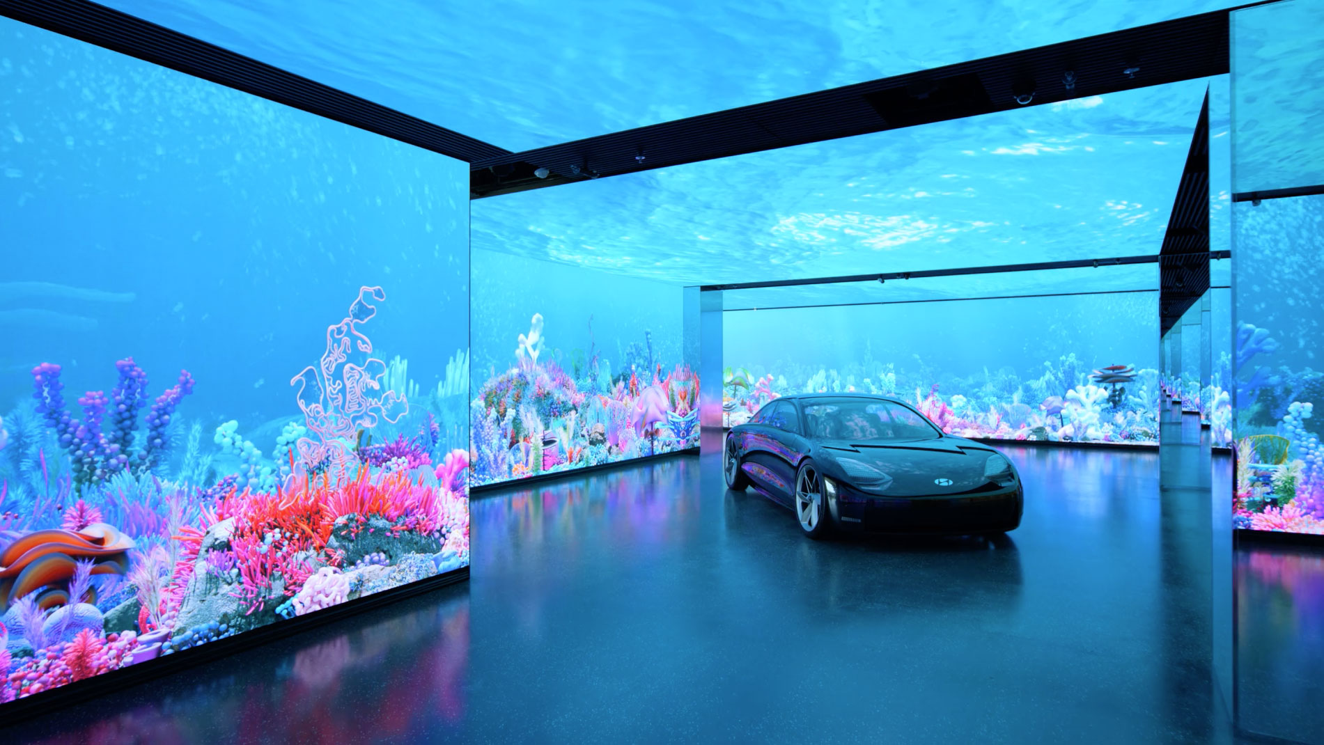 Hyundai "Ocean" Video Installation by Universal Everything - Motion ...