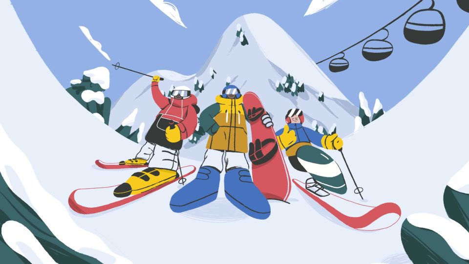 Lobster and Nemo Take to the Mountains for Ikon Pass - Motion design ...