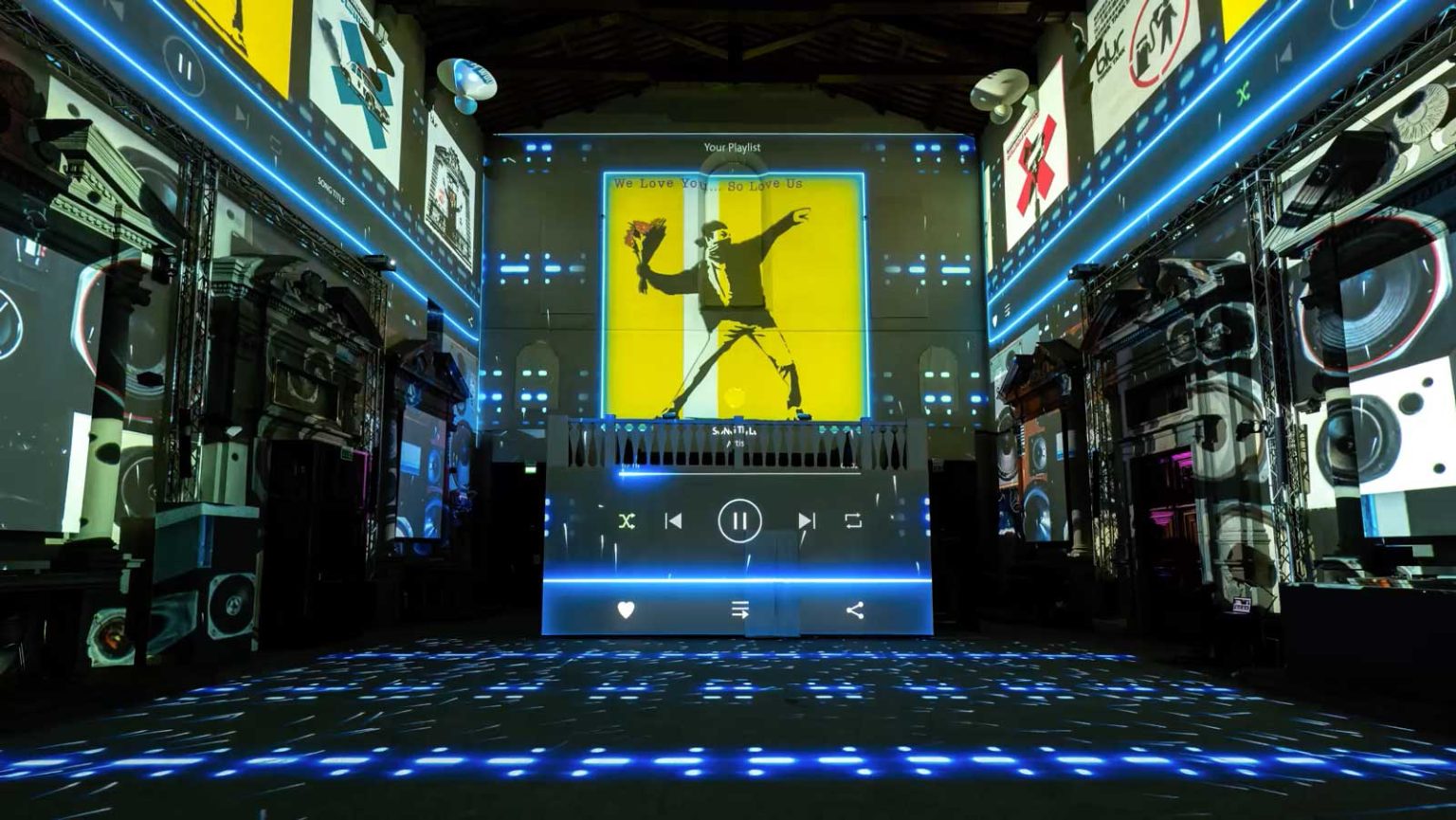 "Inside Banksy" Installation Takes Over Cathedral in Florence - Motion ...