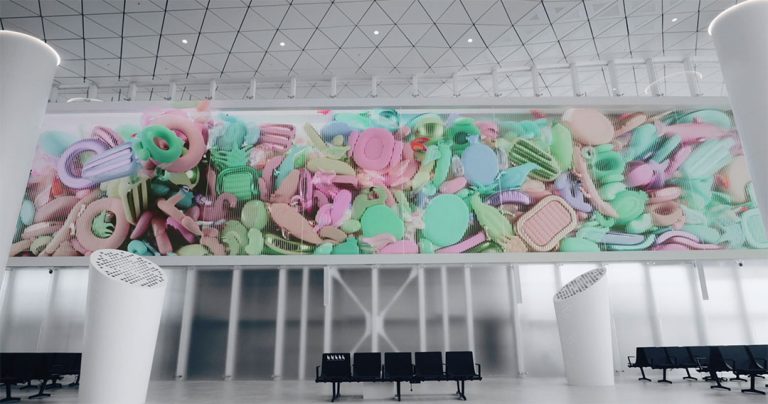 Loop Elevates an Airport Lounge with Ambient Motion - Motion design ...