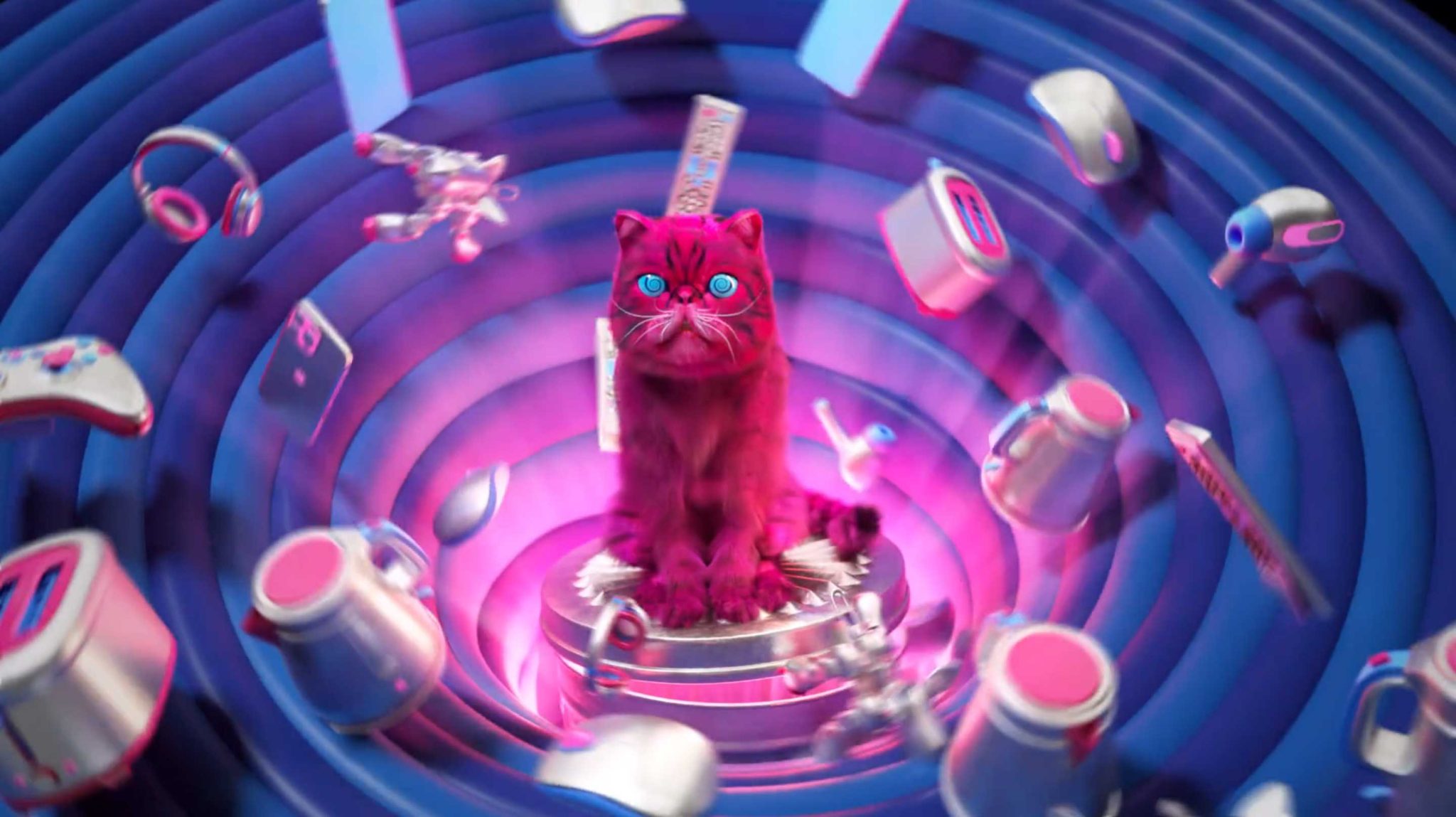 Material Focus' HypnoCat Says Recycle Your Electricals - Motion design - STASH : Motion design ...
