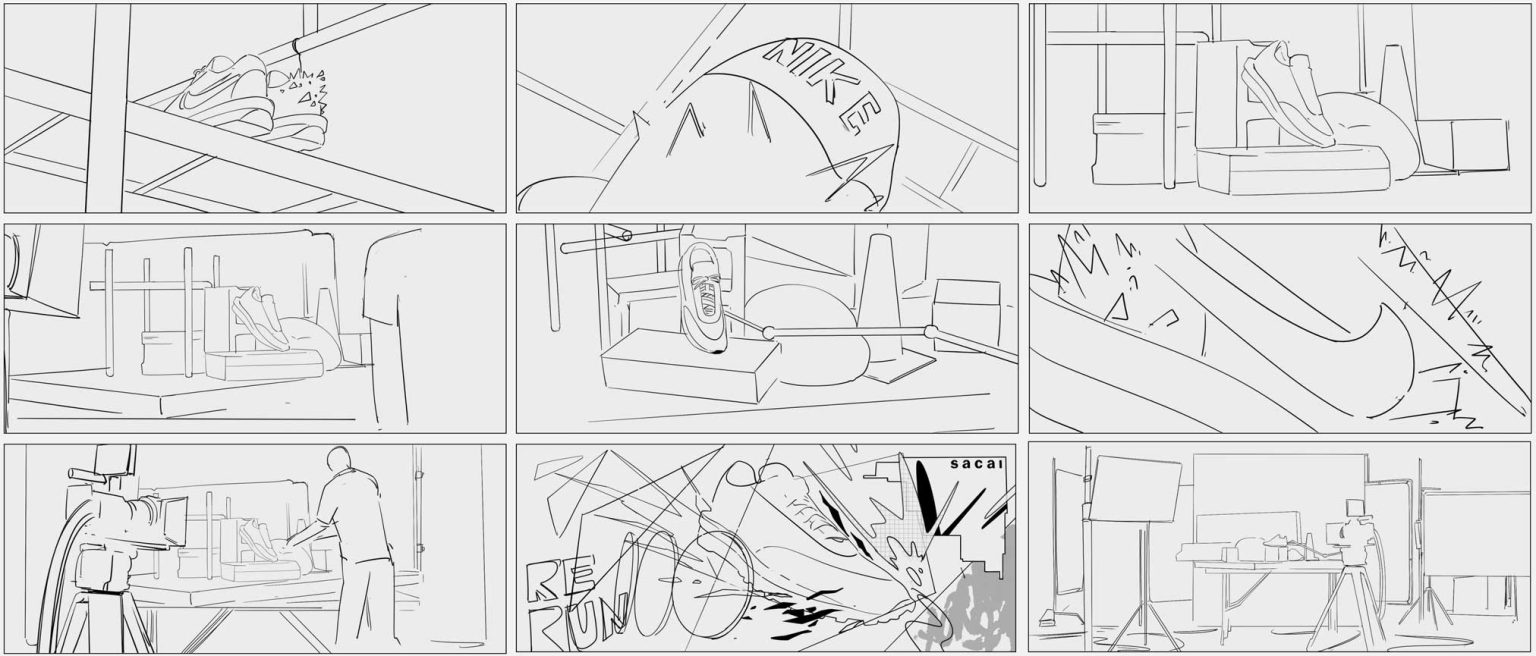 Meet Kappiri Studio and Their Spec "Nike x Sacai" Spot - Motion design ...