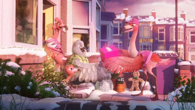 Paloma Baeza and Nexus "Make it Sparkle" in a Very Flamingo Christmas ...