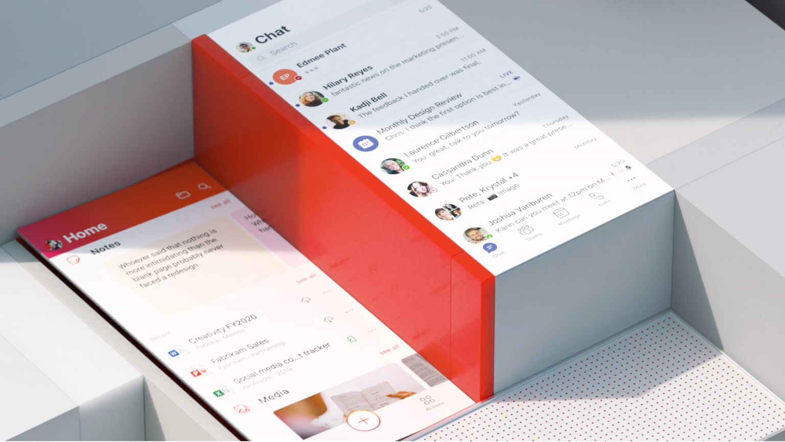 Up Close with the New Microsoft 365 Mobile UI | STASH MAGAZINE : Motion ...