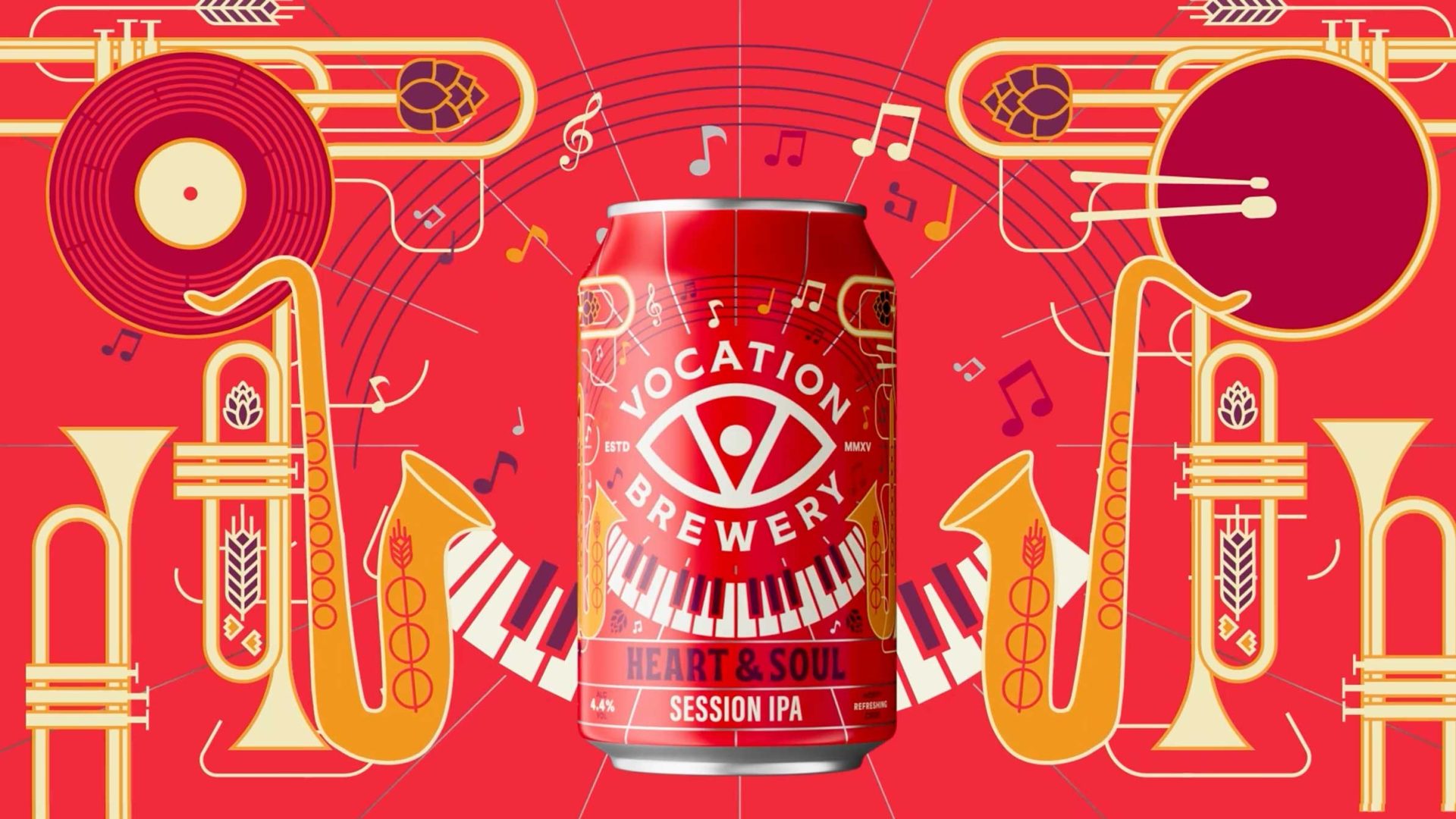 Turner Duckworth London Has an Eye for New Vocation Brewery Branding ...