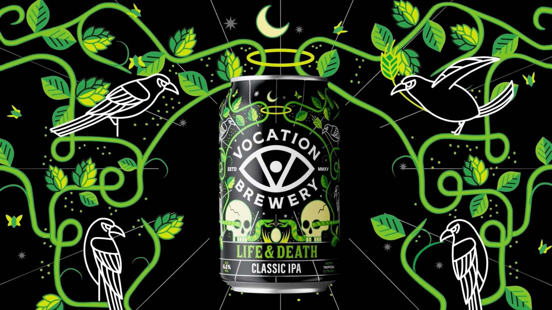 Turner Duckworth London Has an Eye for New Vocation Brewery Branding ...