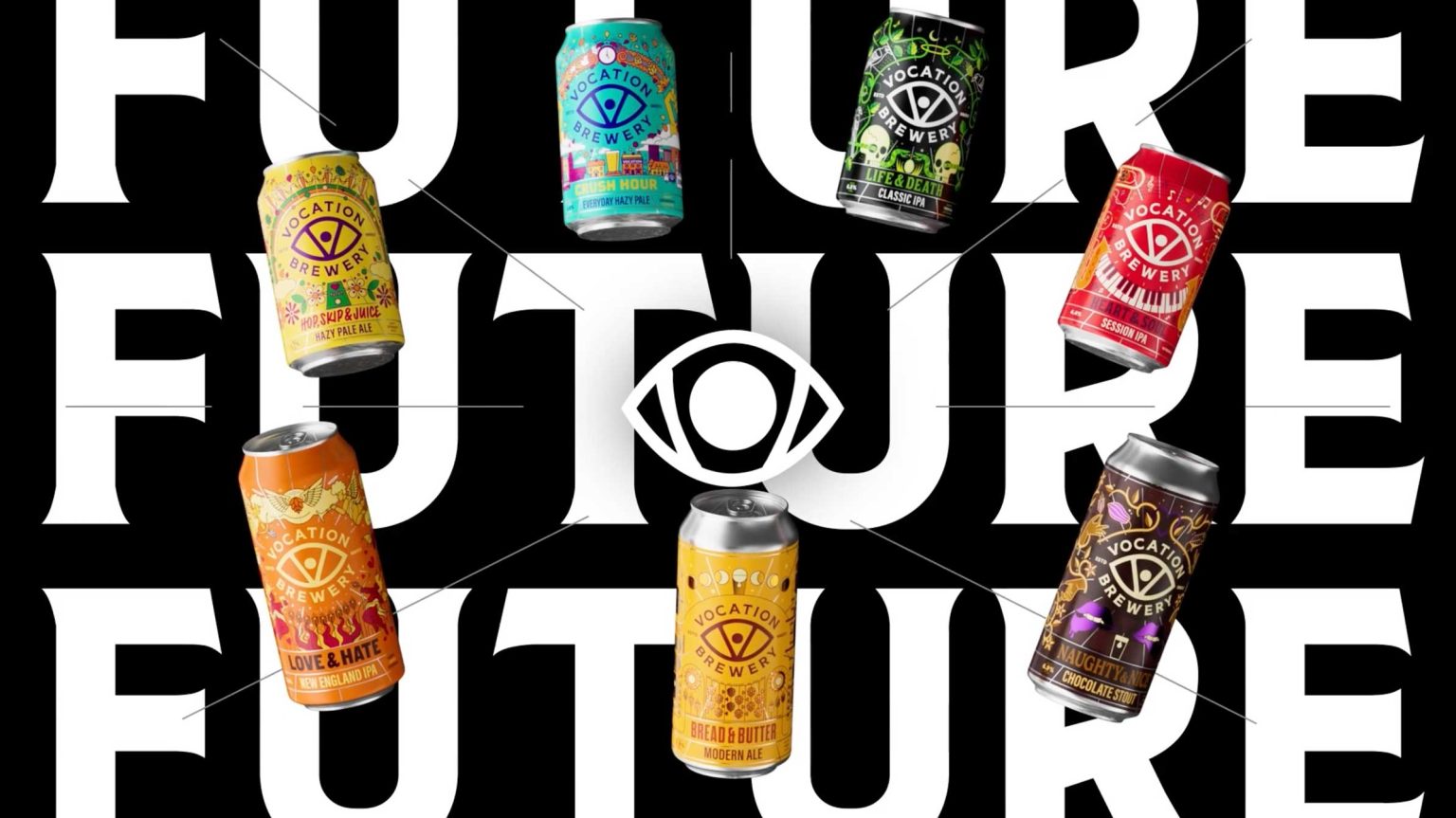 Turner Duckworth London Has an Eye for New Vocation Brewery Branding ...