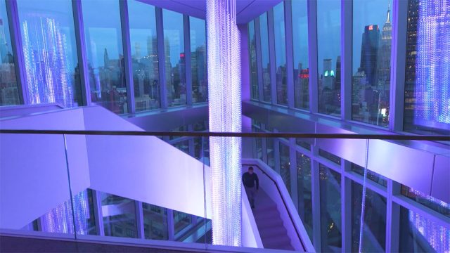 Rare Volume's Interactive Light Sculpture Rises 11-Stories at ...