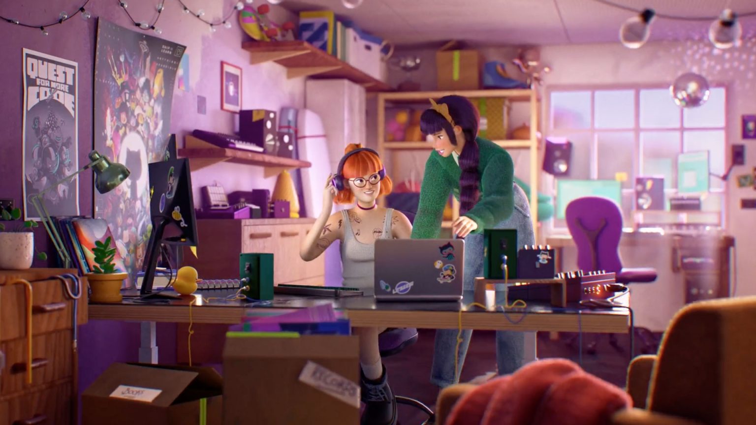 What is GitHub? Buck and a Duck Explain - Motion design - STASH : Motion design – STASH