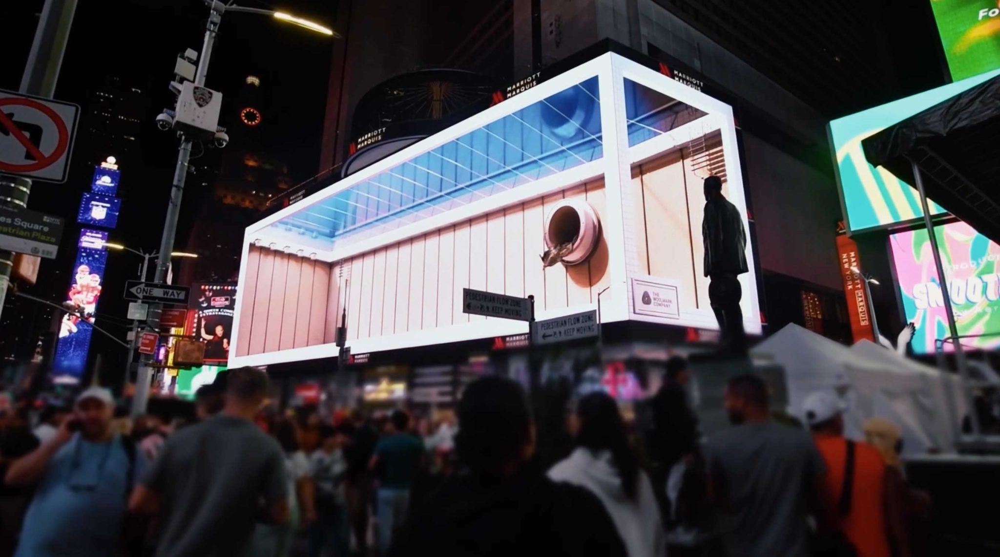 Woolmark Animated Billboards by 3Dsomething Take Over Times Square and ...