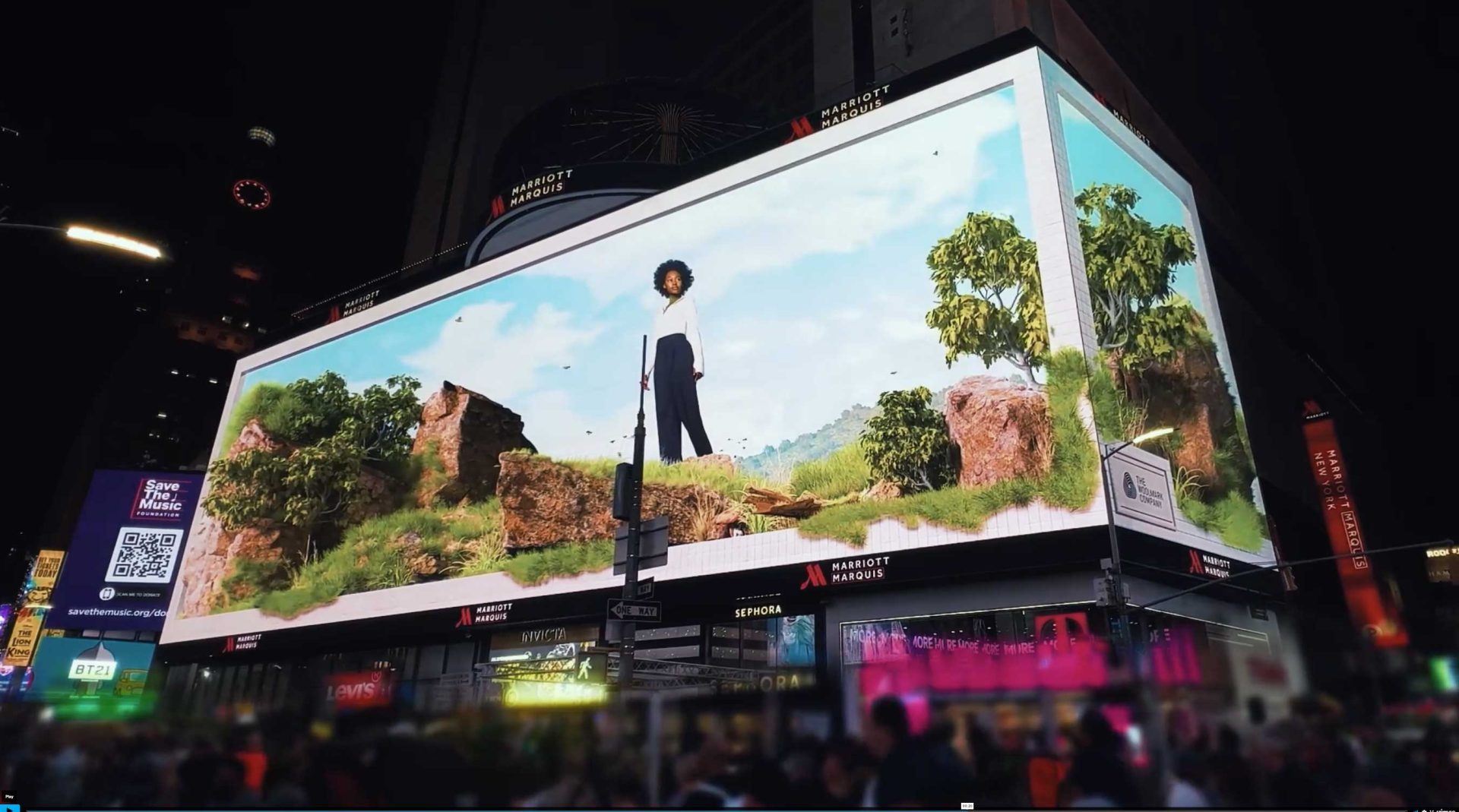 Woolmark Animated Billboards by 3Dsomething Take Over Times Square and ...