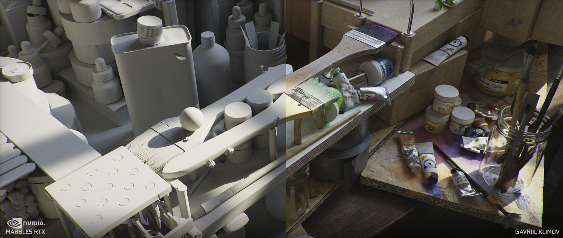 NVIDIA "Marbles RTX" Real-time 3D Gaming Demo | STASH MAGAZINE : Motion ...